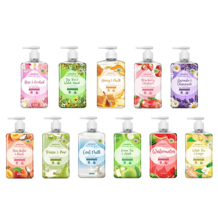 Watsons Gel Hand Wash/Hand Soap Cream Gel 500ml | Shopee Malaysia