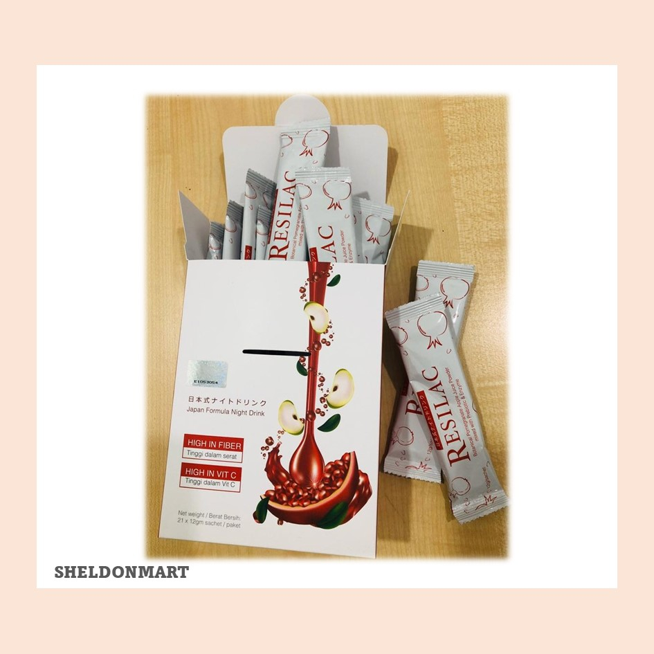 [EXP: 03/2026] RESILAC BOTANICAL POMEGRANATE APPLE JUICE POWDER 12G 1 ...