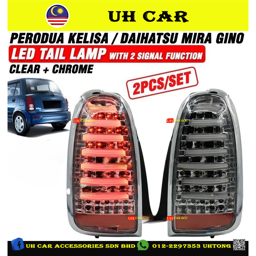 Perodua Kelisa / Daihatsu Mira Gino L700 Led Tail Lamp Taillamp Light With 2 Signal Function ...