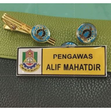 Name Tag Acrylic /Custom Made Acrylic logo - SMK taman bukit maluri ...