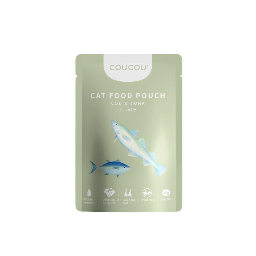 COUCOU Cat Pouch Wet Food kucing 85g Smart Heart Pouch Cat Pouch ...