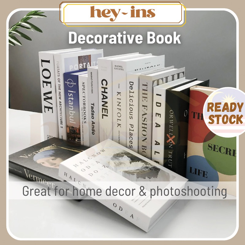 Decorative Fake Book Home Decoration Photoshooting Props Photoshoot ...