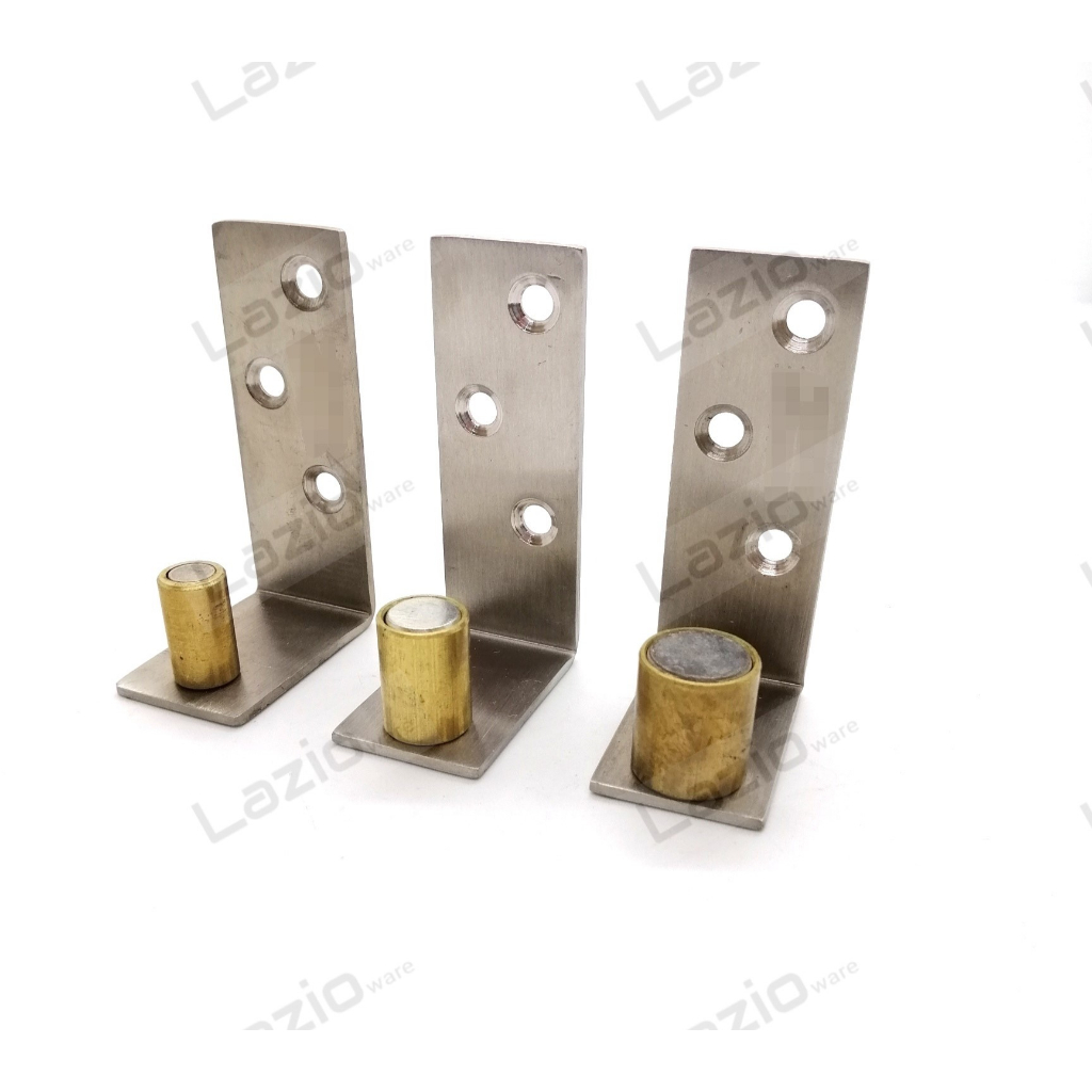 L Shape Stainless Steel Door Guide roller With Bearing pivot | Shopee ...