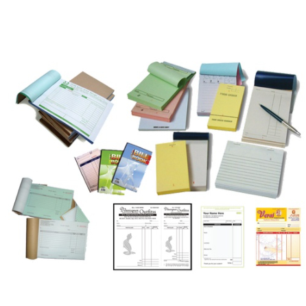 Custom Bill Book A4 / A5 (4 PLY NCR) Customize Single Colour Receipt ...