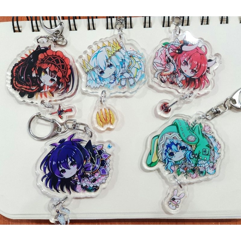 DATE A LIVE SET 1(KEYCHAINS) | Shopee Malaysia