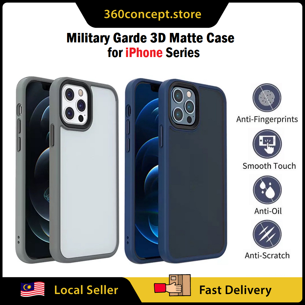 Sarung Telefon Matte Anti-Cap Jari Pelindung Gred Ketenteraan Untuk ...