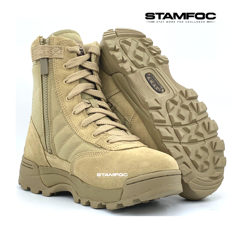 Kasut Operasi Original Swat Classic Brown coklat Tactical Boot gd alpha ...