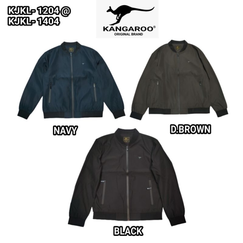 KANGAROO Casual Bomber Jacket Jacket Koperat Uniform Polyester Jacket ...