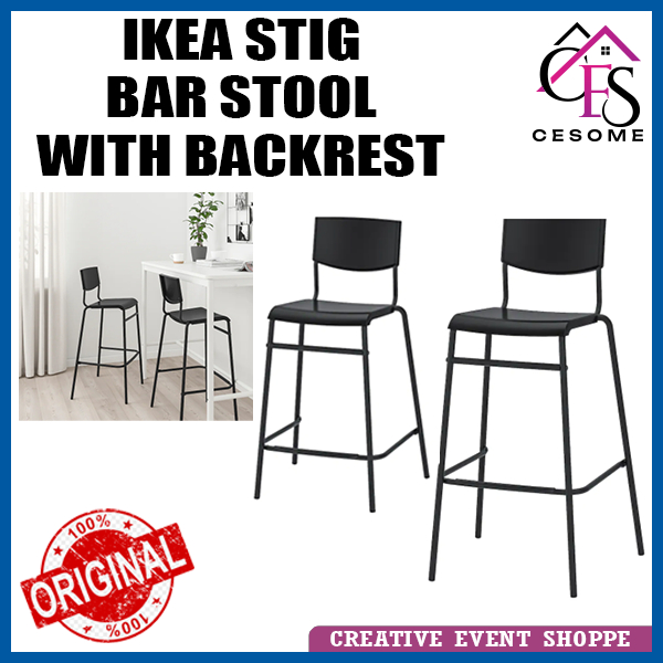 Ikea 💯original Ikea Stig Bar Stool Kitchen Bar Chair Restaurant Stool