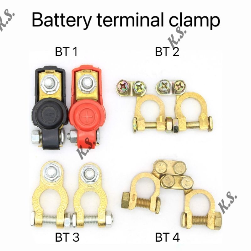 Car Battery Terminal Clamp Pengapit Terminal Bateri Kereta | Shopee ...