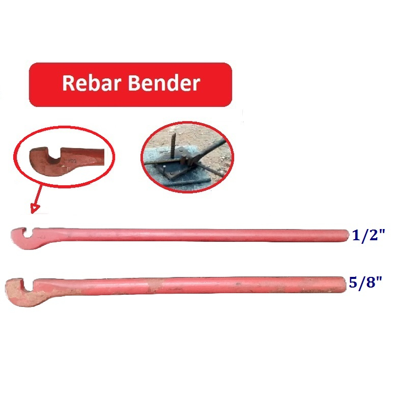 1/2 - 5/8 INCH Rebar Bender Metal Bar Bender Iron Bender Shaft Bending ...