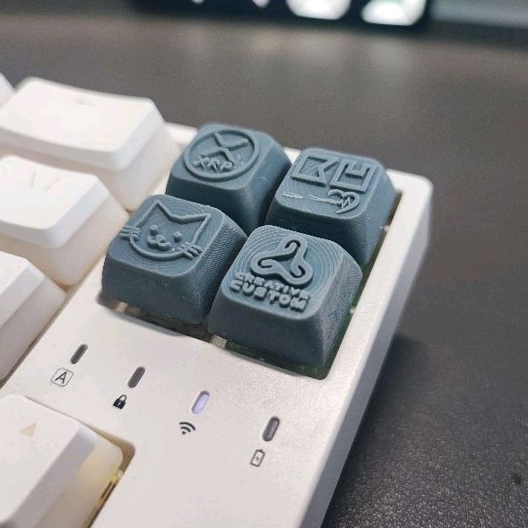 Customizable Keycaps Mechanical Keyboard XDA & Low Profile Keychron 3D ...