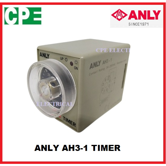 ANLY AH3-1 AC240V 10 30 60 Second Delay On Timer | Shopee Malaysia
