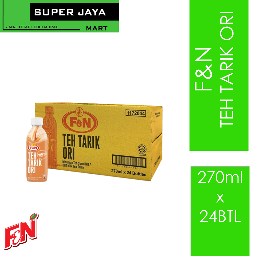 F&N Teh Tarik Original / Teh Tarik Less Sweet 270ml | Shopee Malaysia