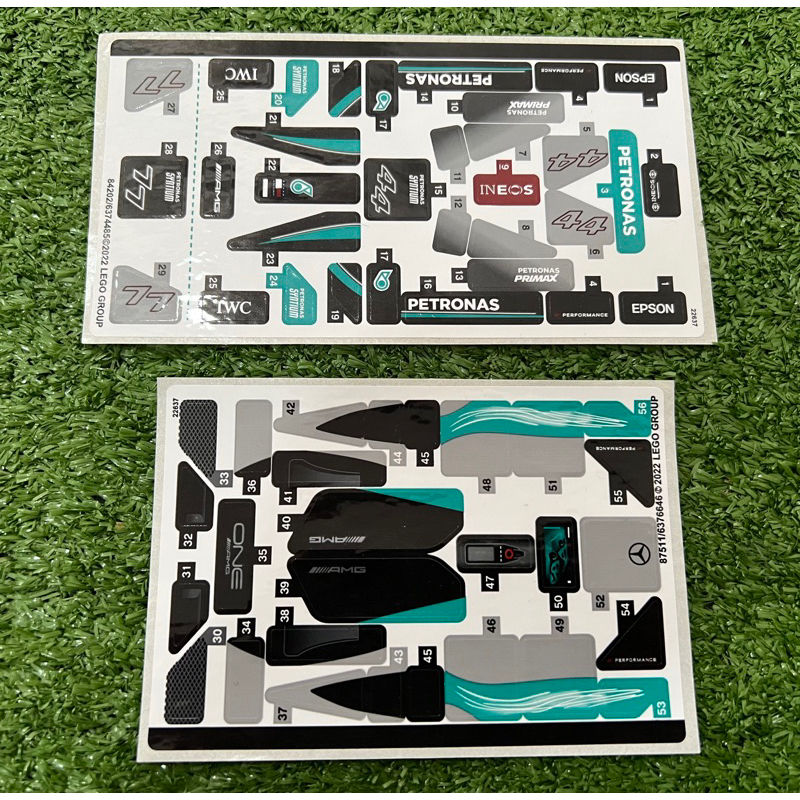 Lego Original Sticker for AMG Petronas Formula One Team (Model Code ...