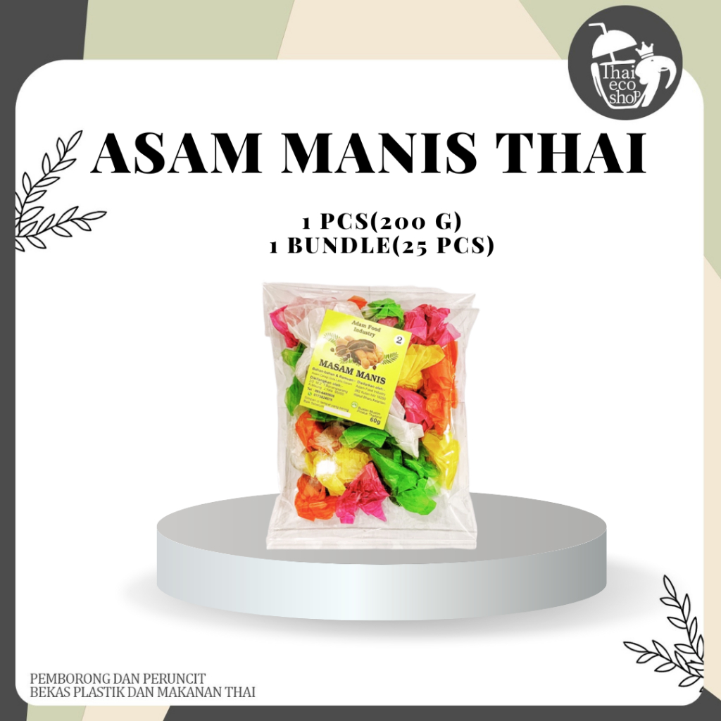 Asam Jawa Masam Manis Asam Celagi Masam Manis Warna Warni Thai | Shopee ...