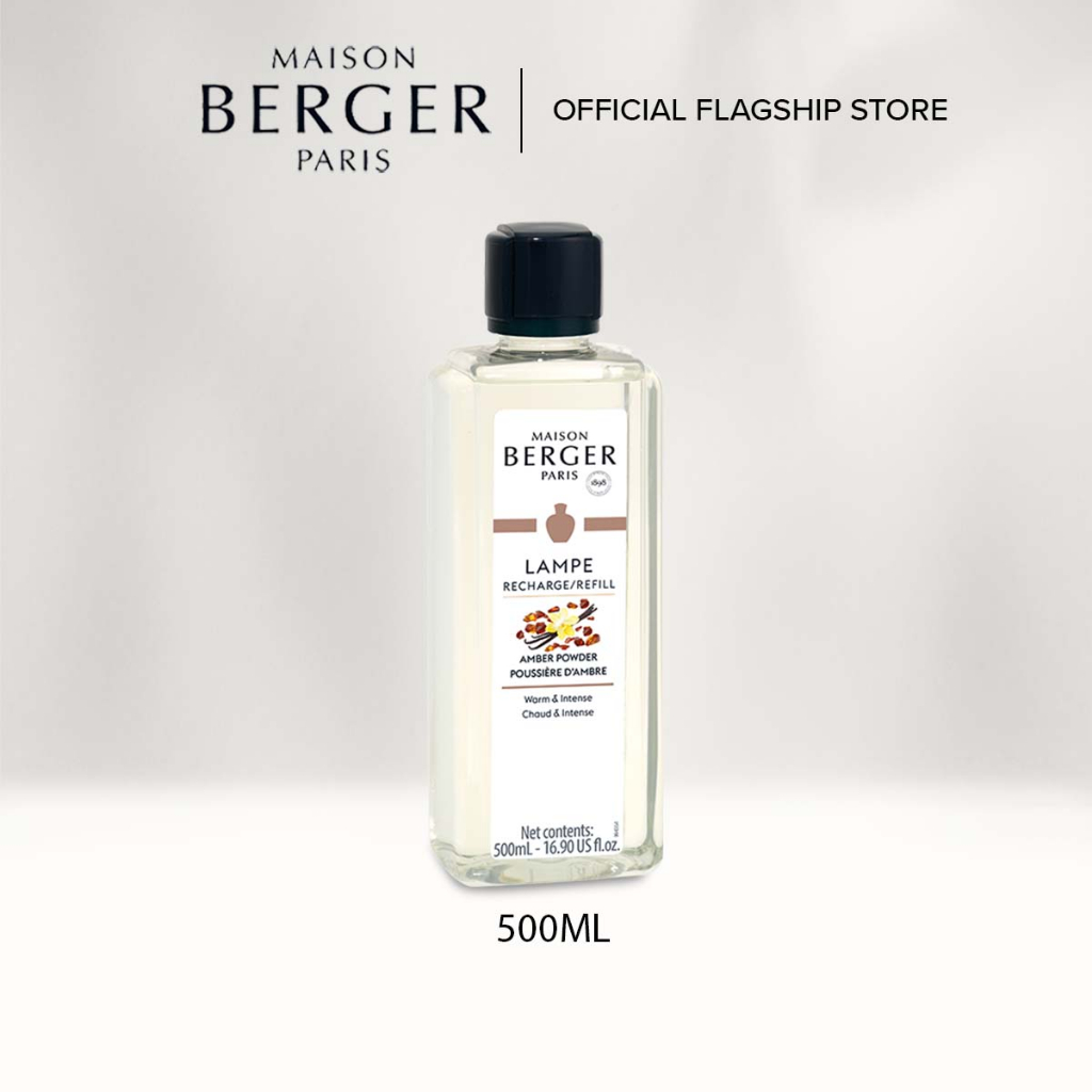 Maison Berger Paris Lampe Fragrance Oil - Amber Powder (500ML) | Shopee ...