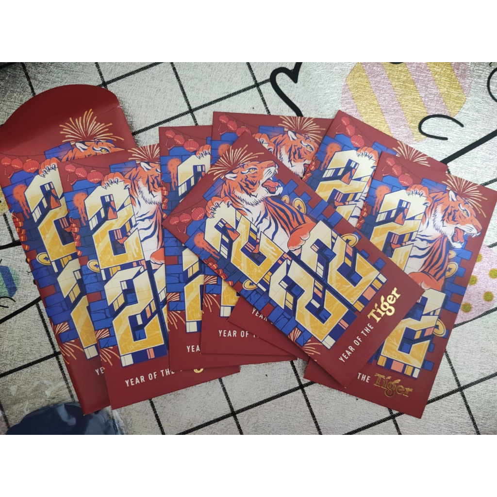 2022 Tiger Limited Edition Red Packet/Ang Paw | Shopee Malaysia
