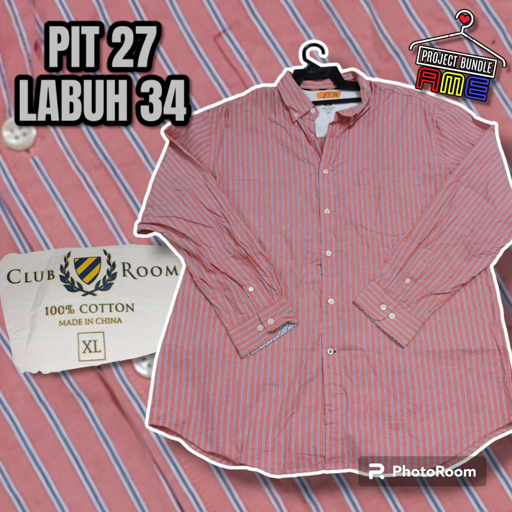 Kemeja Shirt Bigsize Oversize 3XL (Pit 27 Ukuran Dada 54 inch) | Shopee ...