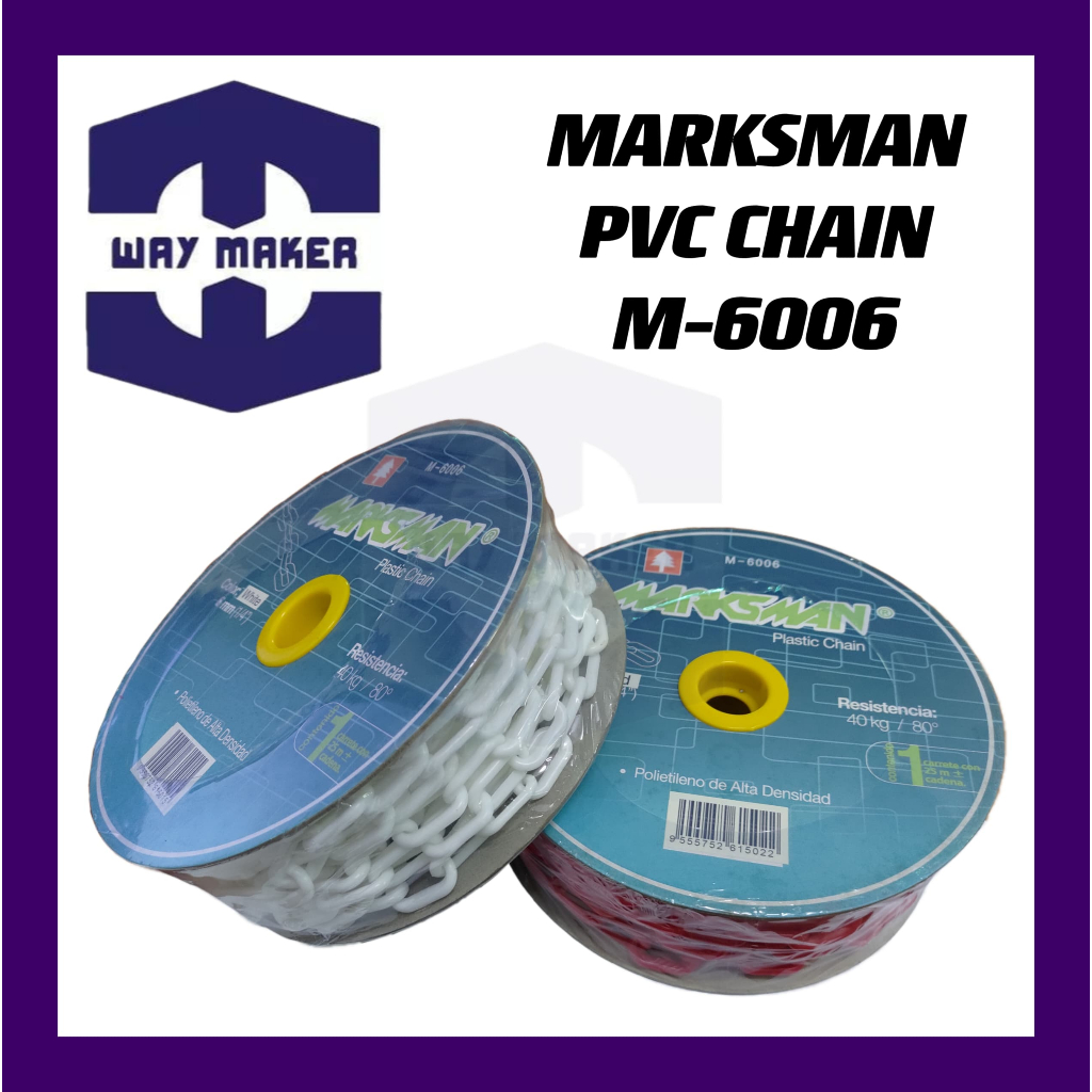 [READY STOCK] 6mm x 20 meter PVC Plastic Chain / PVC Rantai Plastik ...