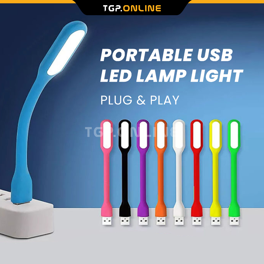 Portable Bendable USB Super Bright Reading Lights LED Lamp For Power ...