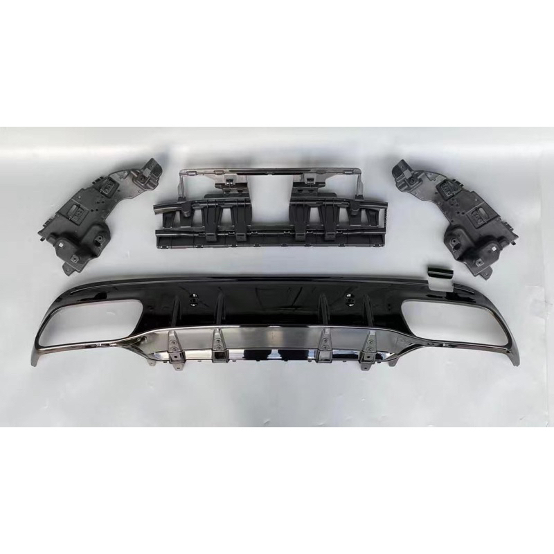 Mercedes benz W205 C class C63 rear bumper diffuser lip skirt 2015 2016 ...