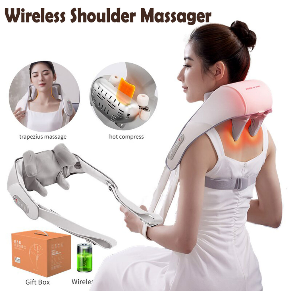 【high Quality Massager】chargeable Shoulder Massage Machine Multi Angle Body Massage Neck