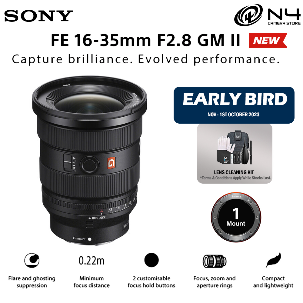 Sony FE 16-35mm f2.8 GM II Lens SEL1635GM2 ( 1+1 Year Sony Malaysia ...