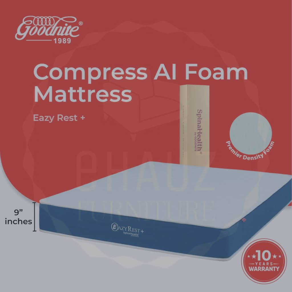 FREE PILLOW!! Goodnite Eazy Rest Compressed and Rolled Mattress King ...