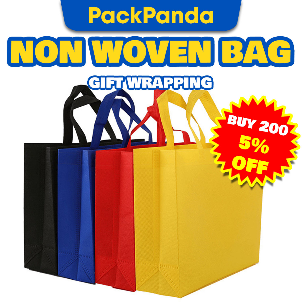 Non Woven Bag Shopping Bag Beg Doorgift Goodies Bag Wedding Beg Kain ...