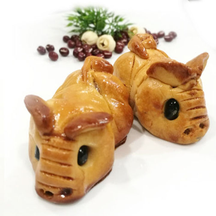 Homemade Piglet Mooncake Biscuit (6 pcs) 迷你手工小猪仔月饼 (6粒裝) | Shopee Malaysia