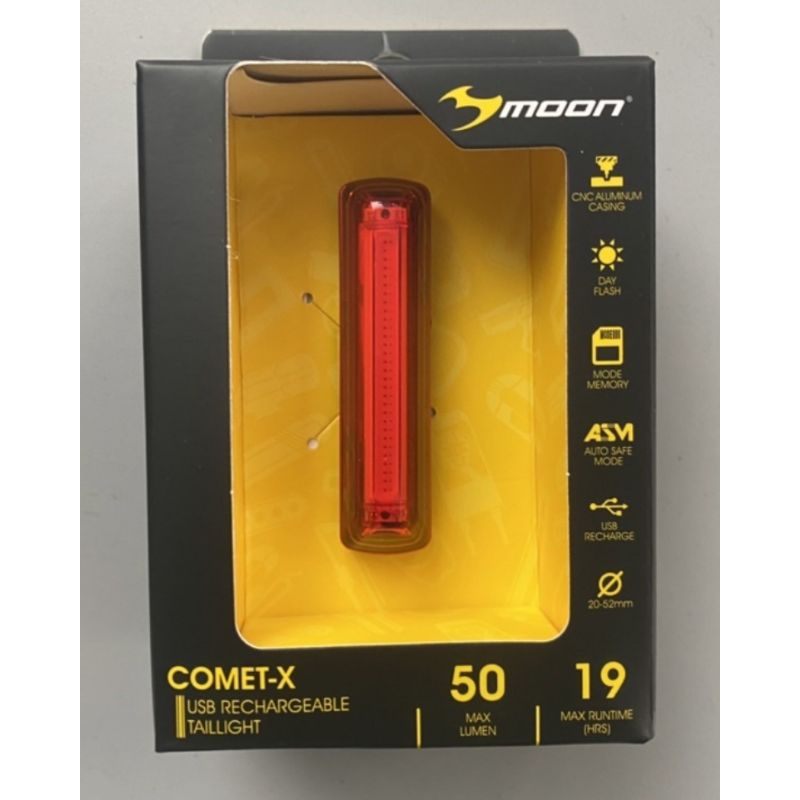 MOON Meteor 400 Lumens Bicycle USB Rechargeable Front Light/ MOON COMET ...