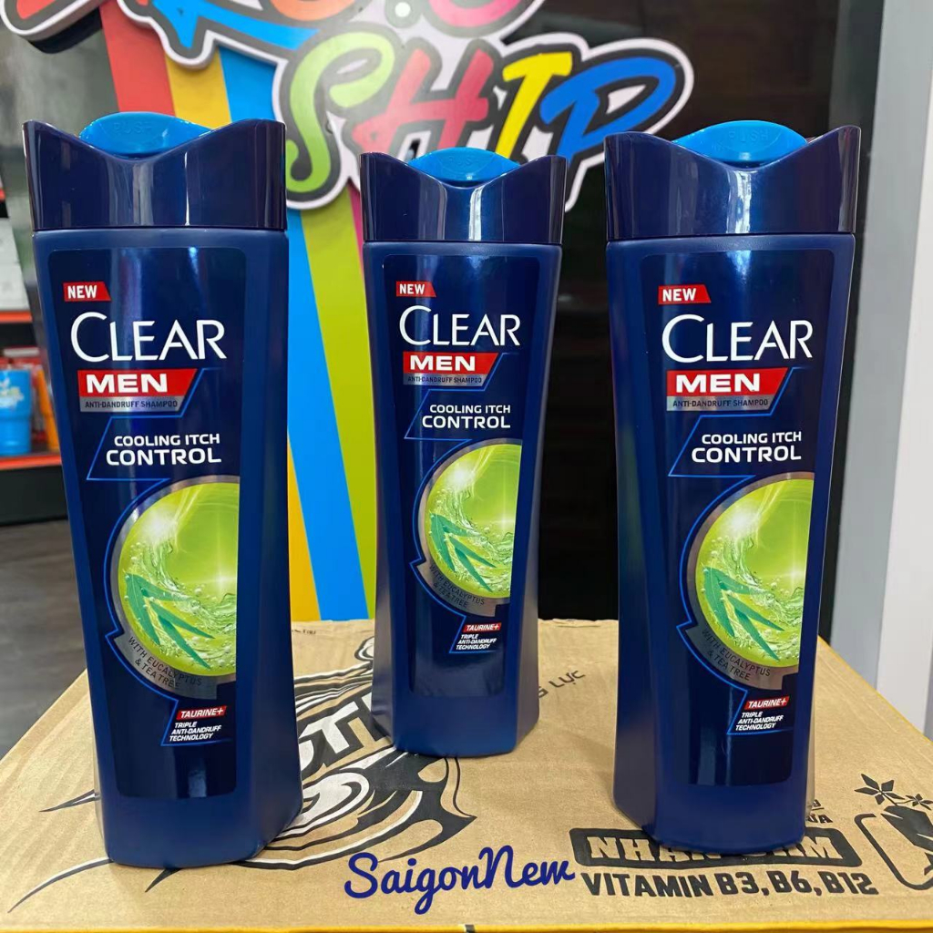 Clear Men Anti-Dandruff Shampoo - Cooling Itch Control 315ML | Shopee ...