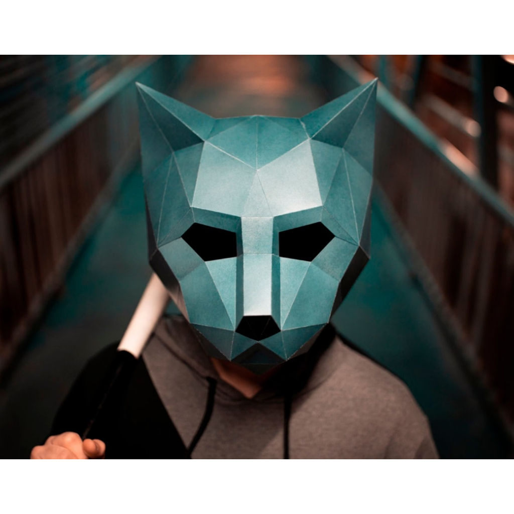 BLACK CAT MASK PARTY MASKS PAPERCRAFT 3D | Shopee Malaysia