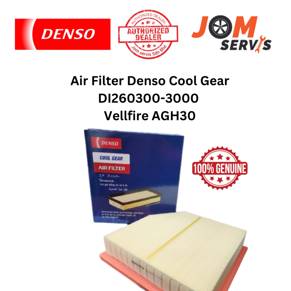 AIR FILTER DENSO COOL GEAR DI260300-3000 VELLFIRE AGH30 | Shopee Malaysia