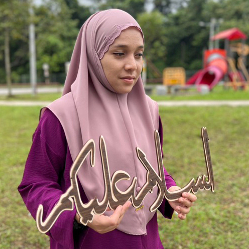 Frame ASSALAM Islamic Khat Kaligrafi Calligraphy | Shopee Malaysia