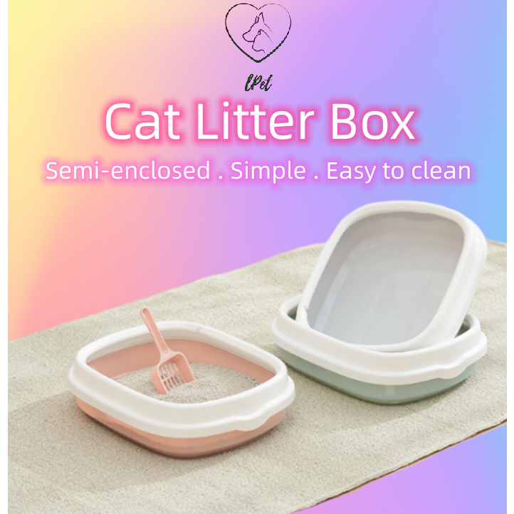 iPet. Cat Litter Toilet Box Tempat Bekas Pasir Kuching Berak Kucing ...
