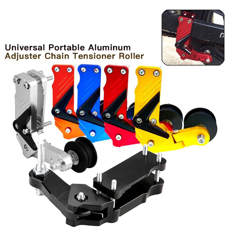 CHAIN TENSIONER RACING UNIVERSAL MOTORCYCLE ADJUSTER CHAIN PENEGANG ...