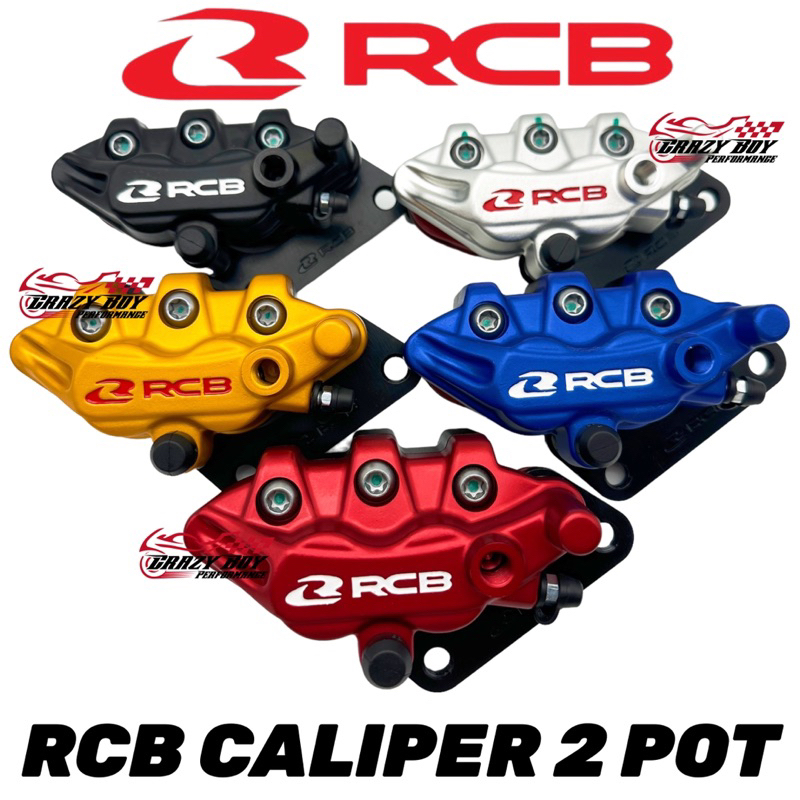 RCB FRONT DEPAN 2 POT BRAKE CALIPER E SERIES LC135 4S/Y15ZR/Y16ZR ...