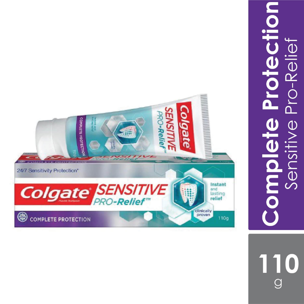 Colgate Sensitive Pro-Relief Complete Protection Fluoride Toothpaste (110g) | Shopee Malaysia