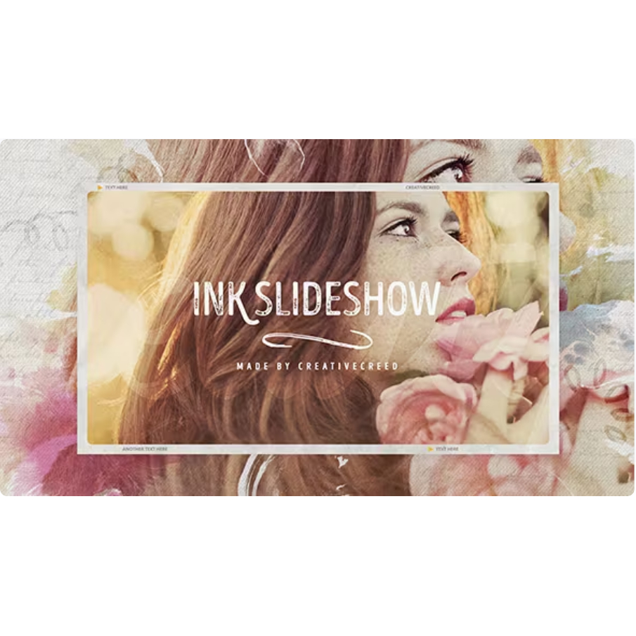 [NEW]Ink Slideshow Romantic Memories Wedding Photo Album Vintage Opener ...