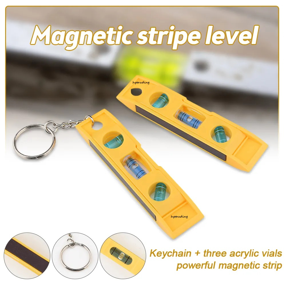 Mini portable level / Spirit Level Mini 3 Bubble Level With Keychain ...