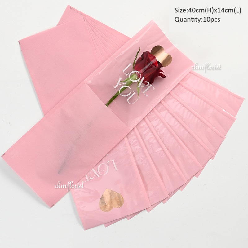 (10/20/50PCS) SINGLE Wrapping Waterproof Flower Paper Bouquet Gift ...