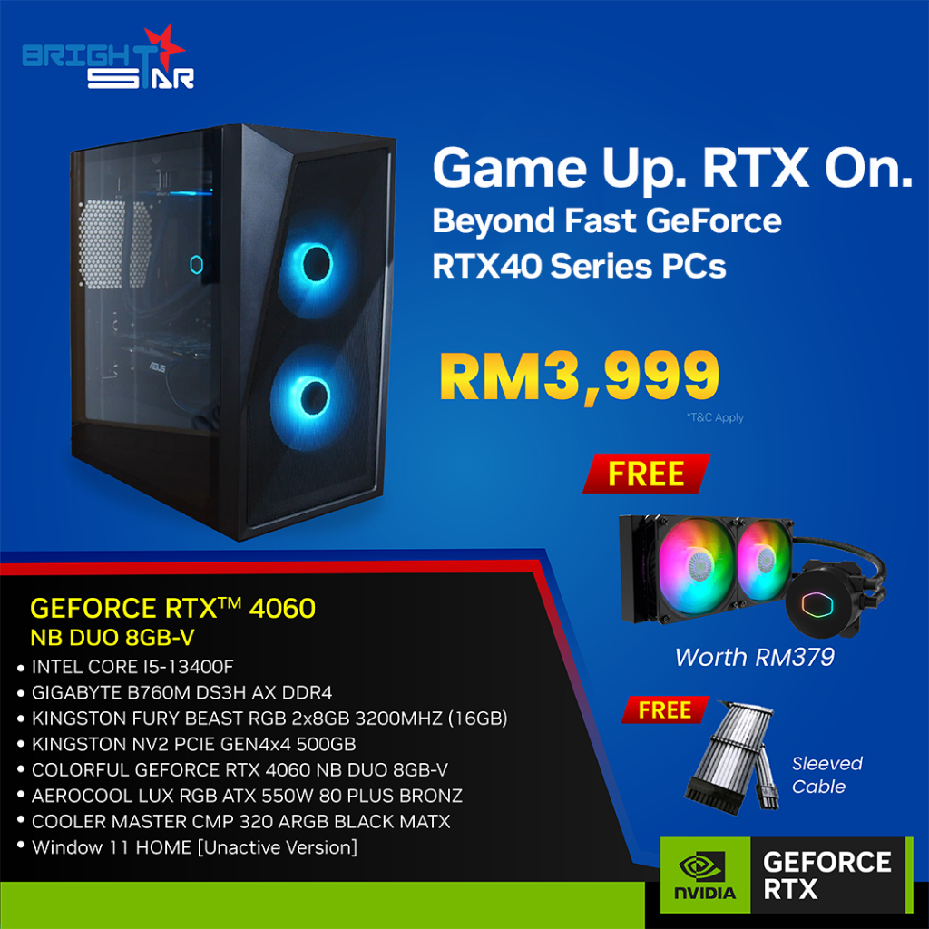 NVIDIA® Gaming PC COLORFUL GeForce RTX™ 4060 NB DUO 8G-V | Shopee Malaysia