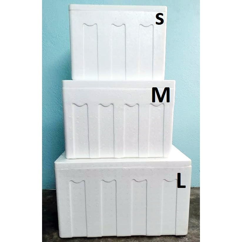 [READY STOCK] Polythene Box / Foam Box / Ice Box ( S / M /L ) | Shopee ...