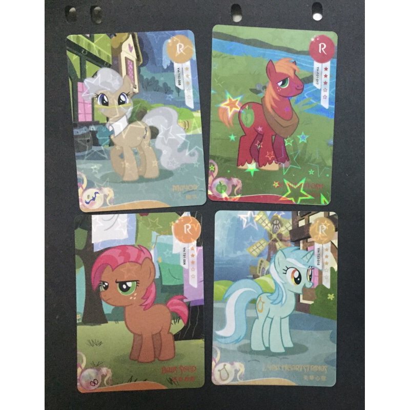 Cartoon Pony 小马宝莉 Collection Cards 4 pcs | Shopee Malaysia
