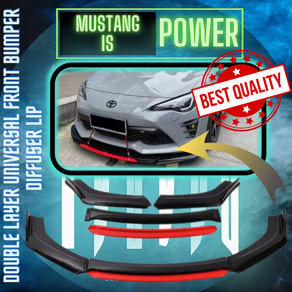 Double Layer Universal FRONT BUMPER DIFFUSER LIP ATIVA MYVI AXIA BEZZA ...