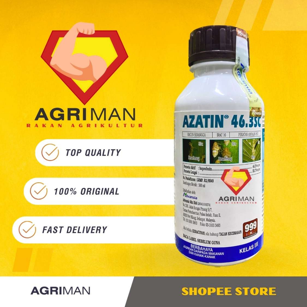 Advansia Azatin 46.3SC 500ml - Buprofezin 46.3% SC (koya) | Shopee Malaysia
