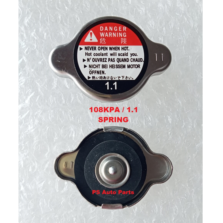 Radiator Cap / Penutup Tangki Air 0.9 / 1.1 - Valve / Spring Cap Pressure 88KPA / 108KPA ...