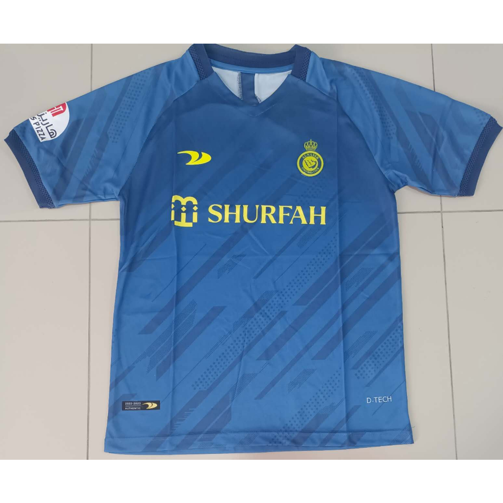 Al Nassr Jersey Home Kit Away Kit 3rd Kit Training Kit Al Nassr Jersi Bola Sepak Shopee Malaysia